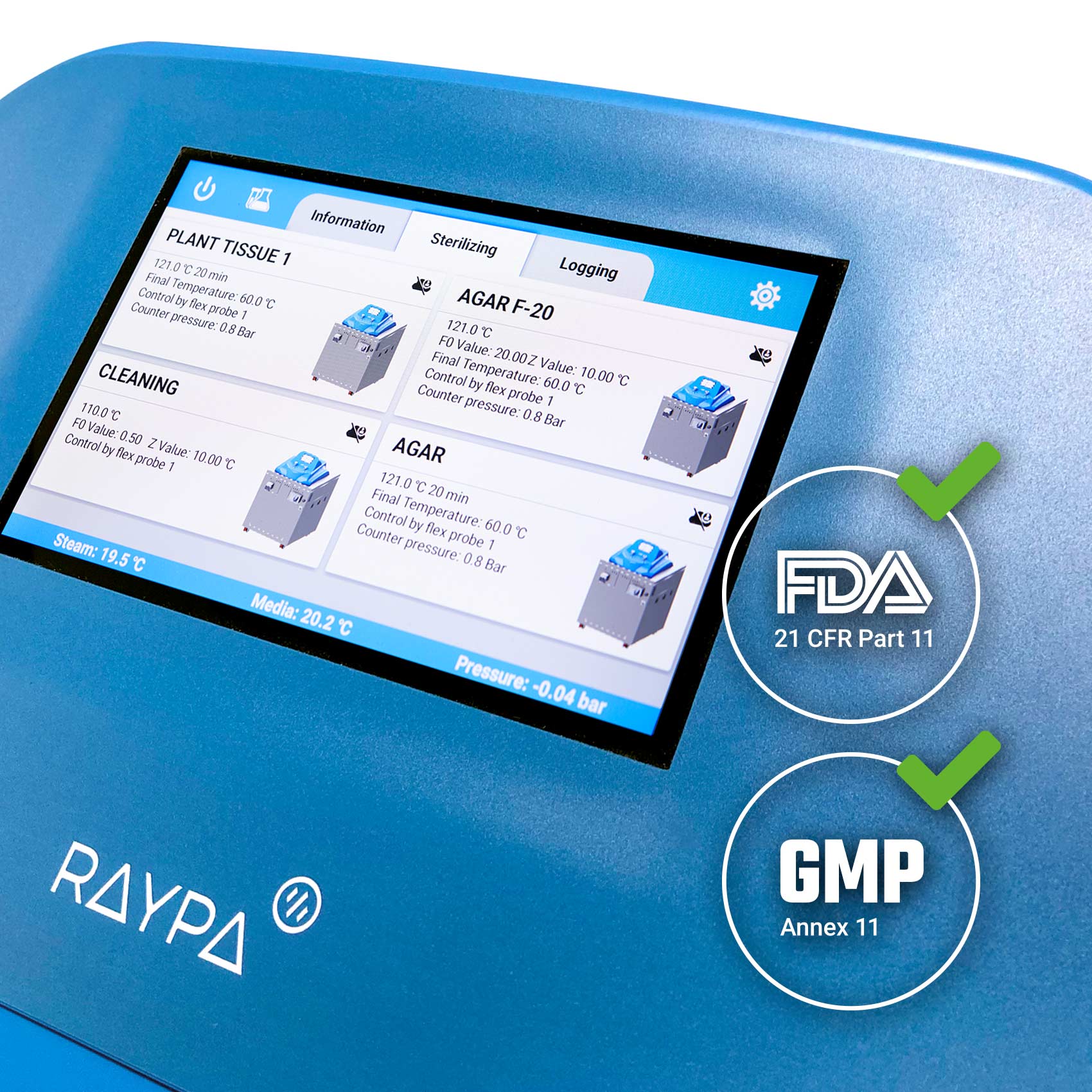 Expert media preparator TLV-MP Series | RAYPA
