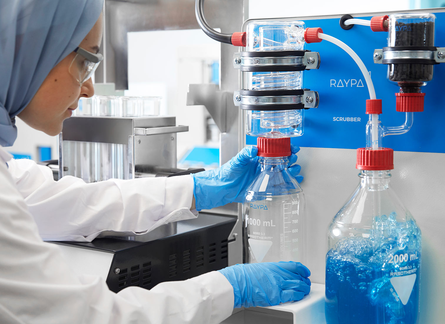 Laboratory Scrubber for fumes neutralization | RAYPA