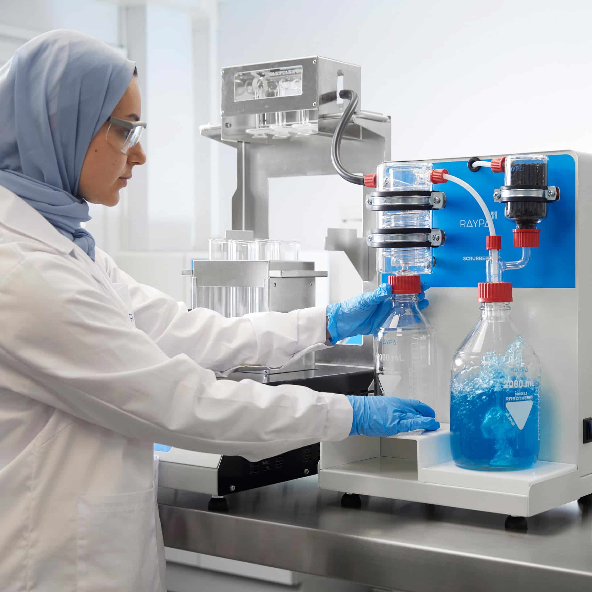Laboratory Scrubber for fumes neutralization | RAYPA